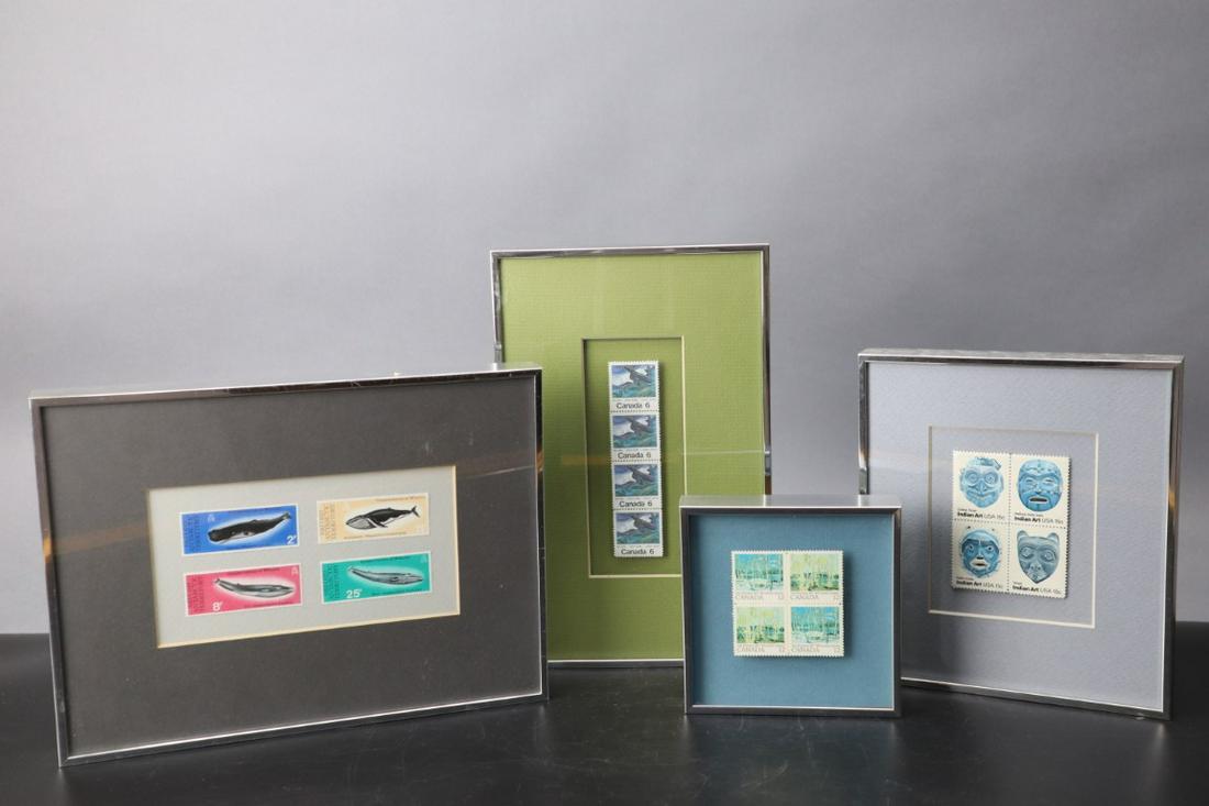 Framed Stamp Collection- Emily Carr Canada 6, Bri Auction