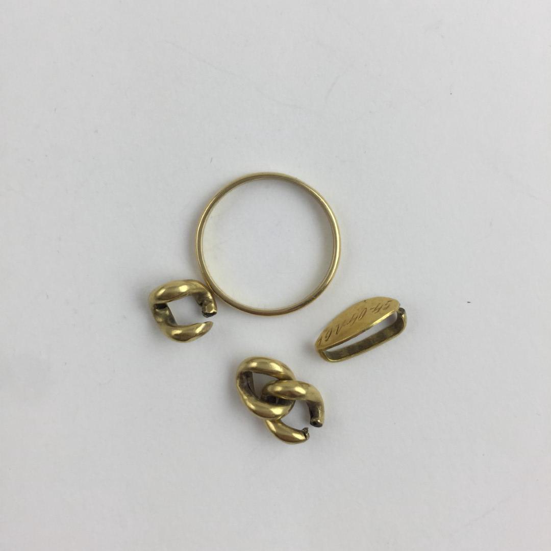 Set Of Small Pieces Of Gold