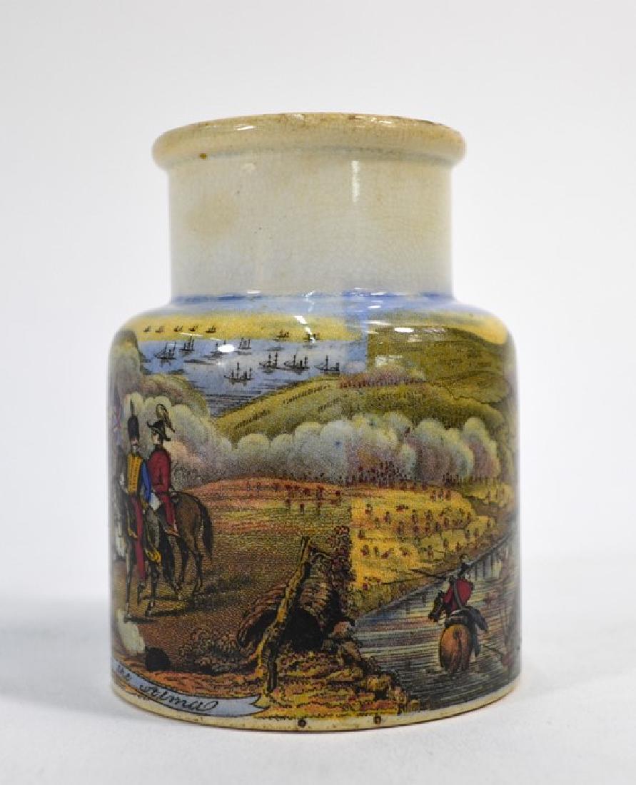 Pratt Ware 'battle Of The Alma' Jar