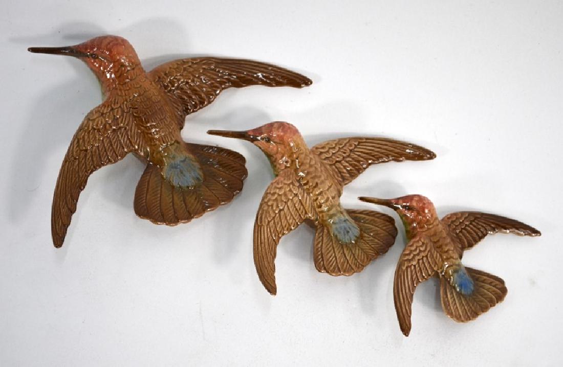 A trio of Beswick graduated humming bird wall plaques - May 21, 2019 ...