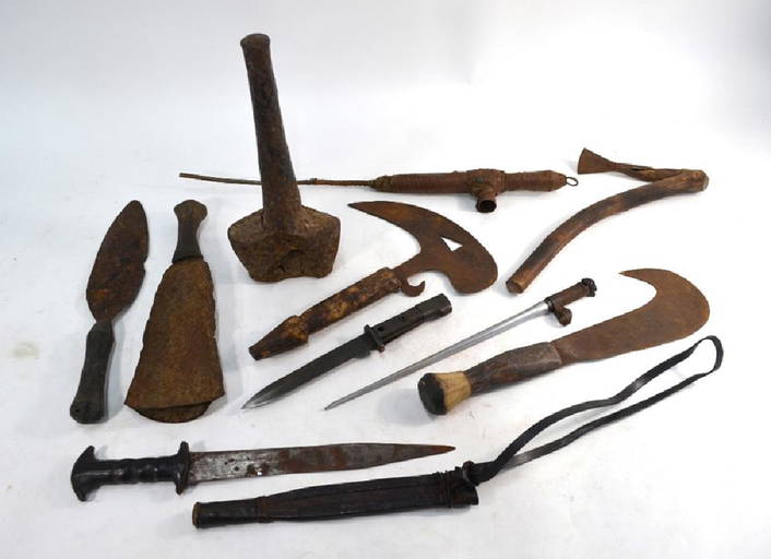 A Collection Of Old African 'tools Of The Land'