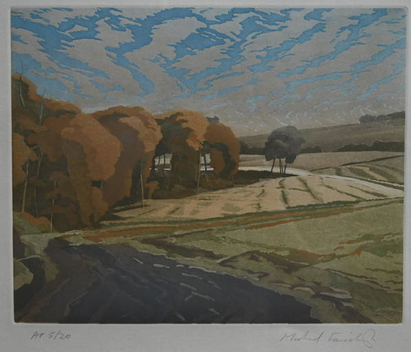 Michael Fairclough (b 1940) coloured etching - Jun 09, 2021 | Andrew ...