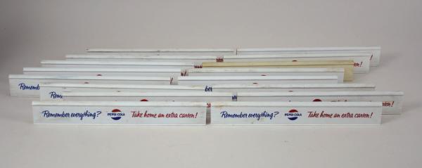 Pepsi Cola Cashier Grocery Divider Signs