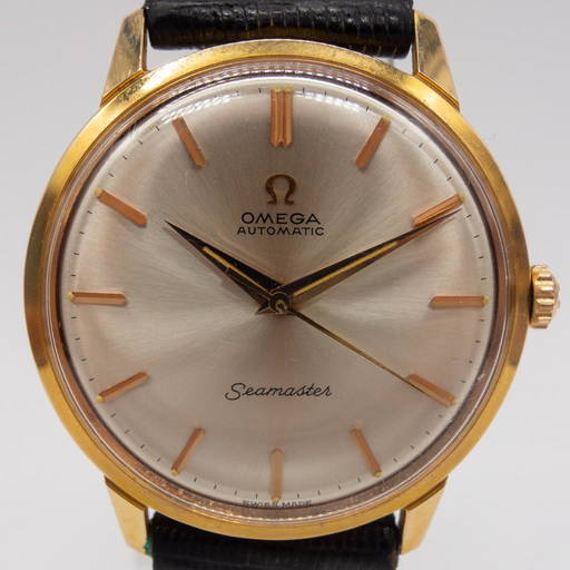 Omega Seamaster Gold Gf Stainless Steel Automatic Watch