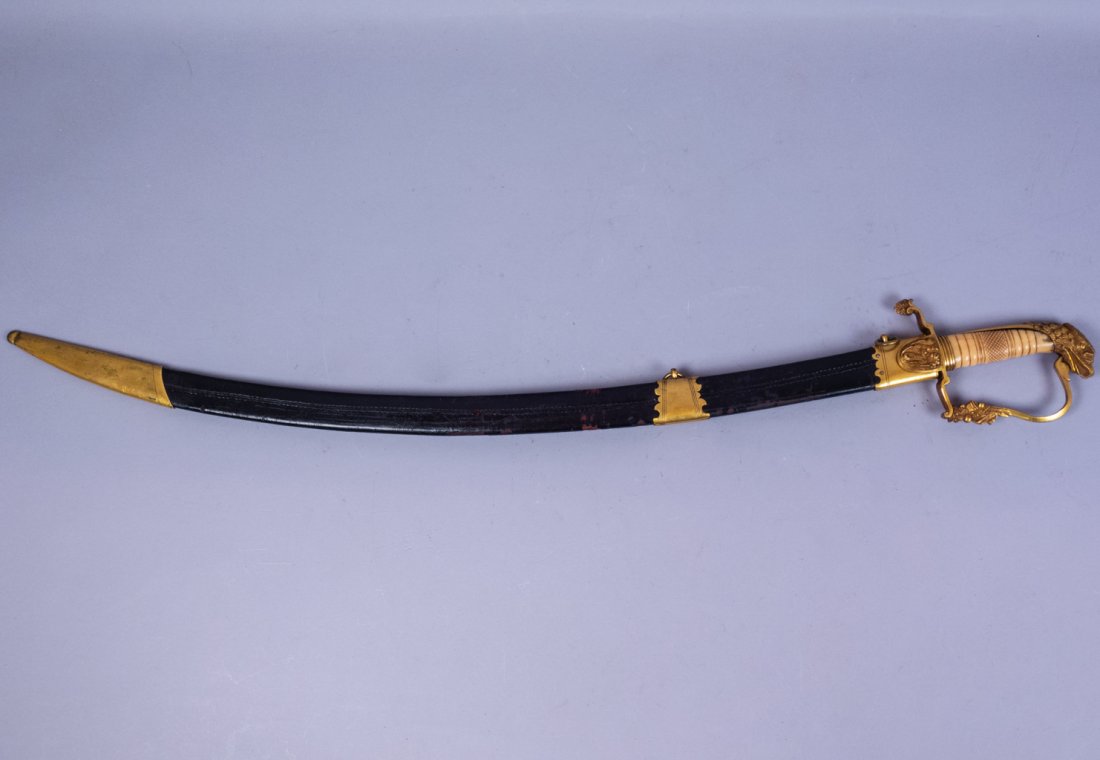 War Of 1812 Eagle Head Pommel Sword W Sheath