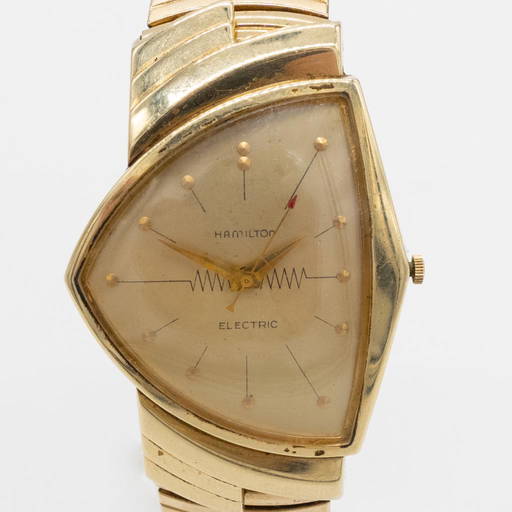 Vintage 14k Gold Mcm Hamilton Ventura Wristwatch