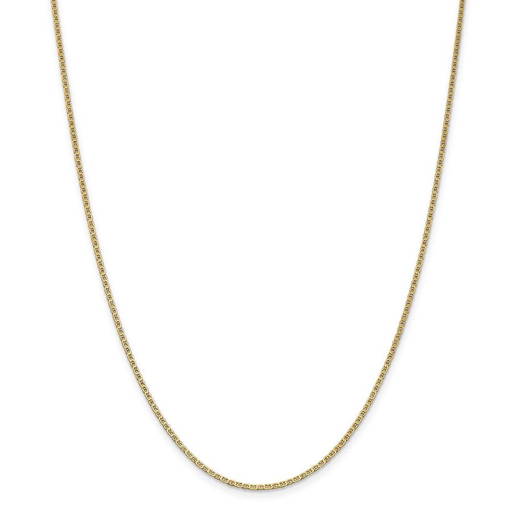 14k Gold 1.5 Mm Anchor Link Chain Necklace 20 In.