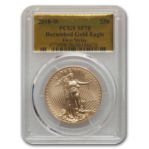 2018-W 1 oz Burnished Gold Eagle SP-70 PCGS (FS, Gold - Nov 10, 2020 ...