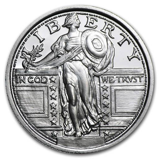 1/4 Oz Silver Round