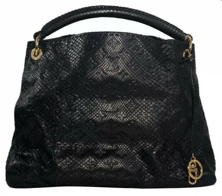 Louis Vuitton Limited Edition Black Python Monogram