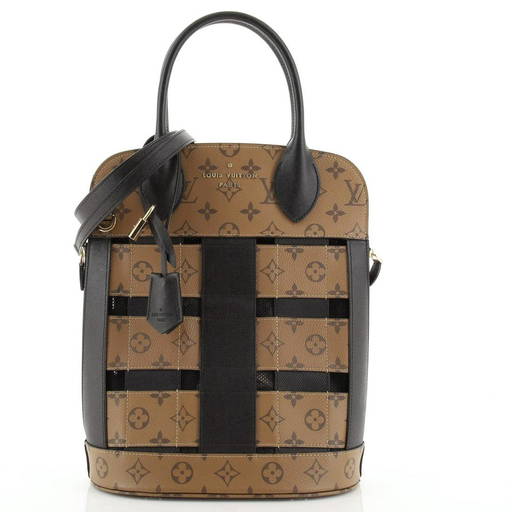 Tressage Tote Reverse Monogram Canvas Mm