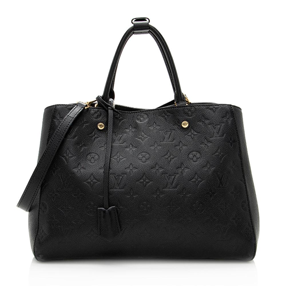 Louis Vuitton Monogram Empreinte Leather Montaigne Gm Satchel
