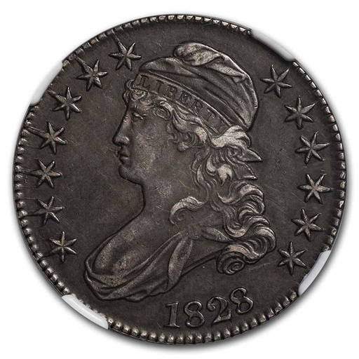 1828 Capped Bust Half Dollar AU-53 NGC (#7281) on Dec 29, 2022 | Golden ...