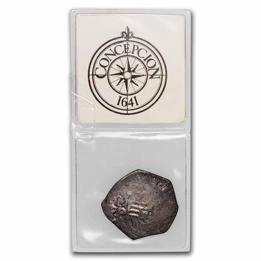 Treasure Of The Concepcion Shipwreck Silver 4 Reales (w/ Coa)