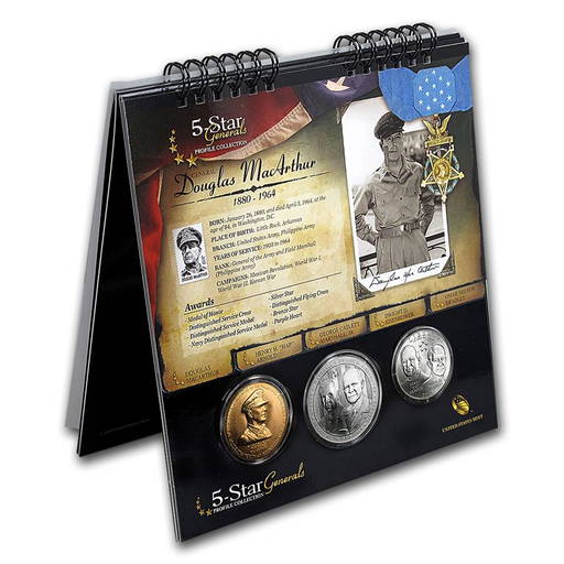 2013 W Five Star Generals Profile Collection (w/box & Coa)