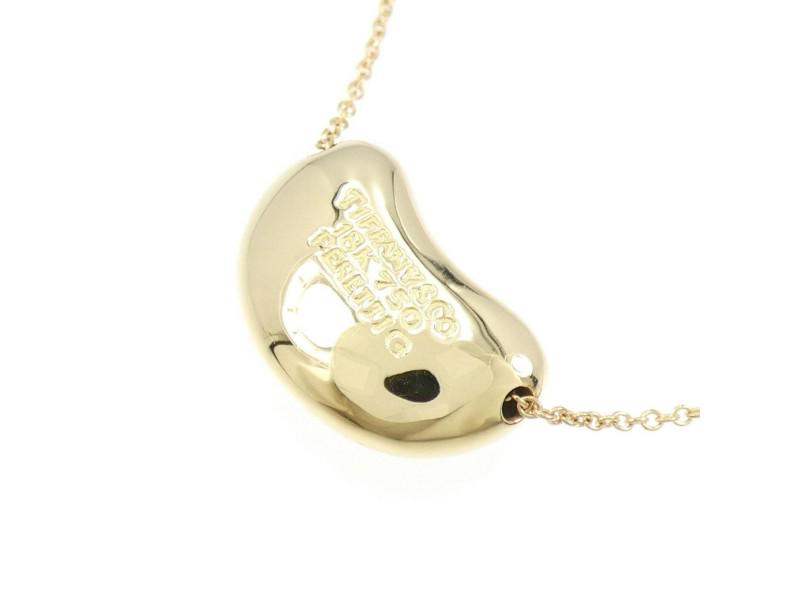 Tiffany & Co 18k Yellow Gold Beans Necklace E0325 Auction