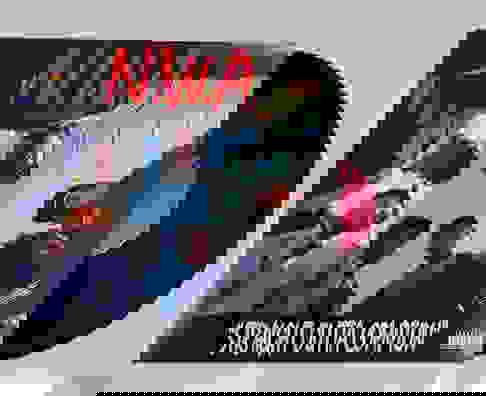 Ice Cube Signed Vinyl Nwa Straight Outta Compton Record Album Lp (a ...