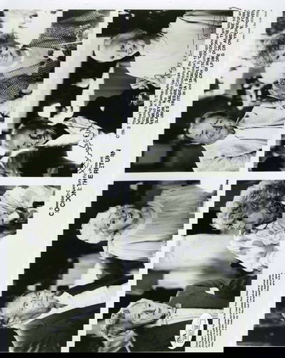 Hume Cronyn Jessica Tandy Cocoon Signed Jsa 8x10 Photo Authentic Autograph