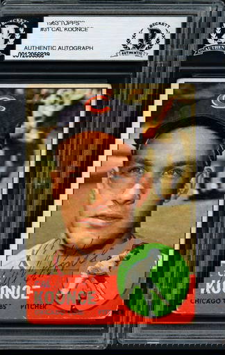 Cal Koonce Autographed Auto 1963 Topps Card #31 Chicago Cubs Beckett ...