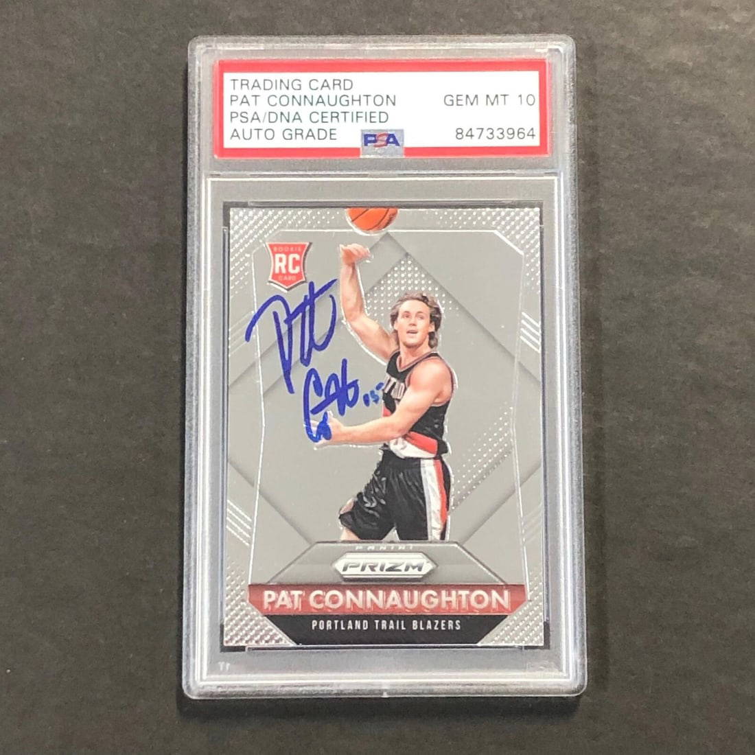 2015-16 Panini Prizm #333 Pat Connaughton Signed Rookie Card Auto 10 ...