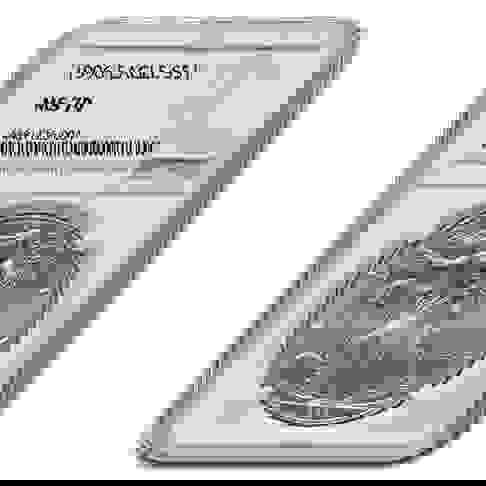 1996 American Silver Eagle Ms-70 Ngc Auction