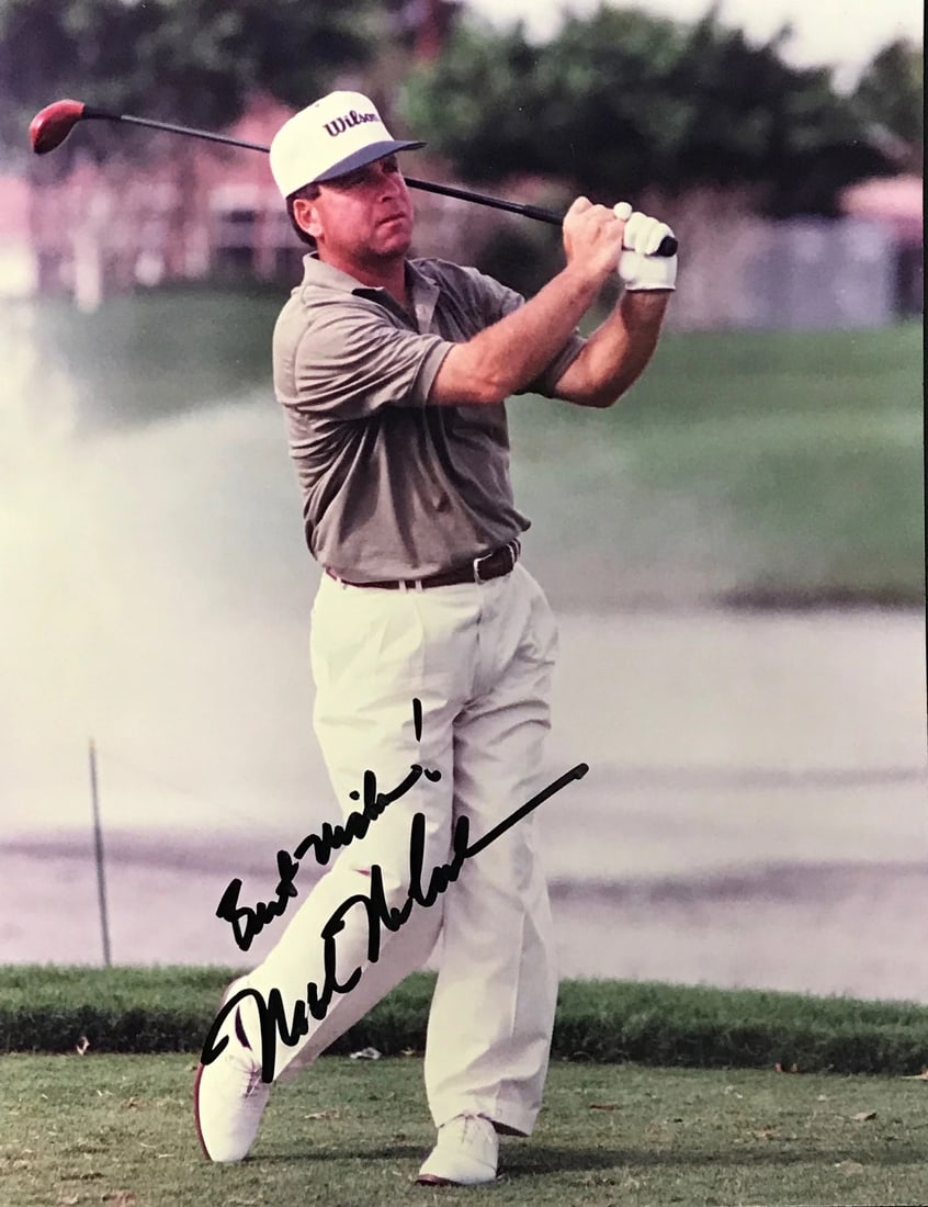 Mark Mccumber Signed Golf 8x10 Photo Auction