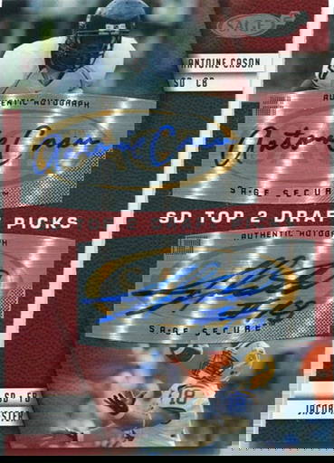 Antoine Cason & Jacob Hester Signed