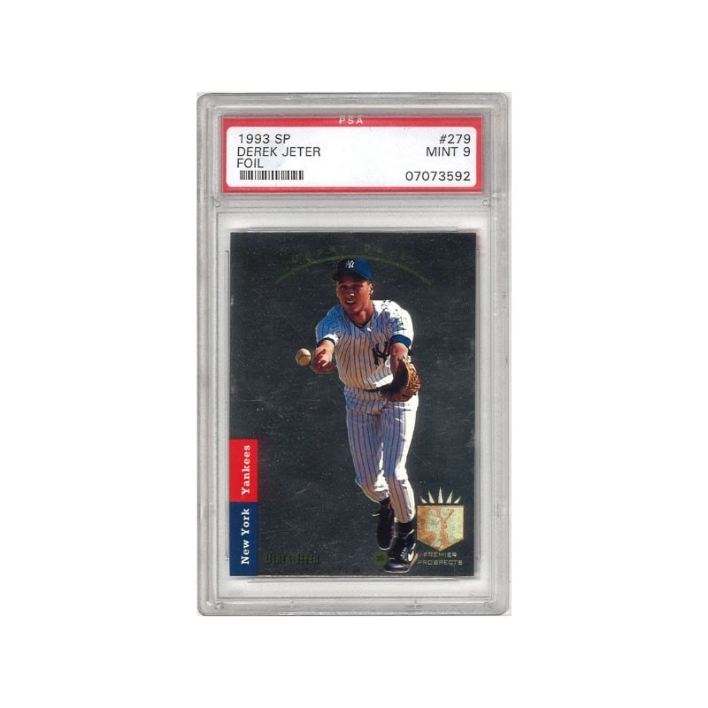 Derek Jeter 1993 Upper Deck Sp Foil Rookie #279 Card Psa 9 Auction