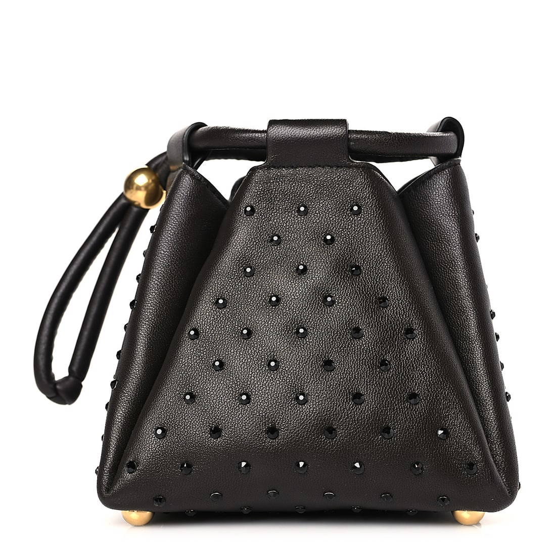 Bottega Veneta Nappa Strass Pyramid Bag Fondant Auction