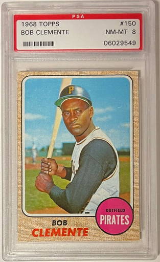 Roberto Clemente Pirates 1968 Topps Baseball