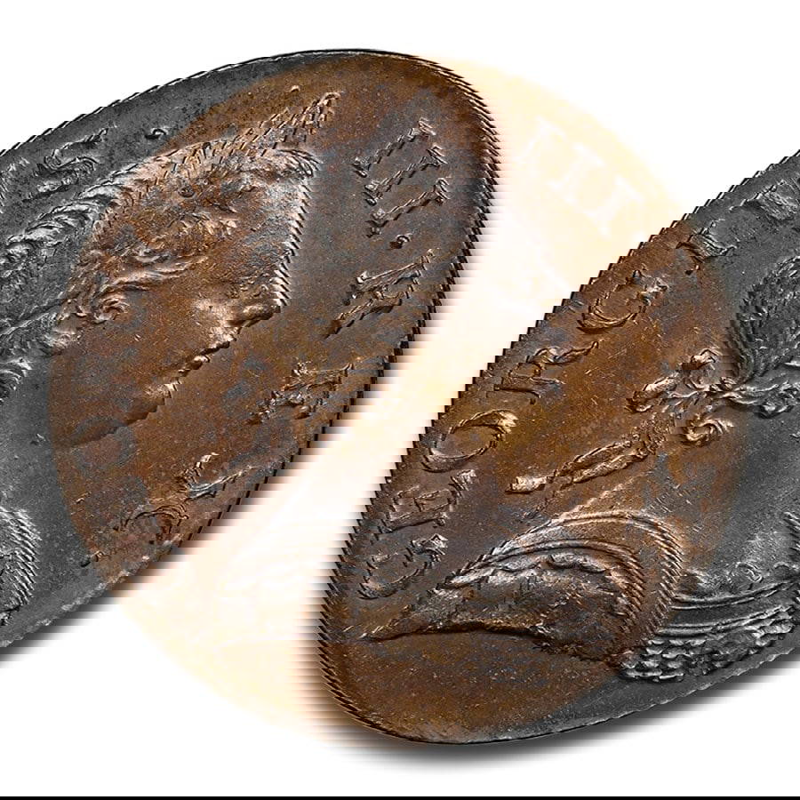 1772 Great Britain Half Penny Auction