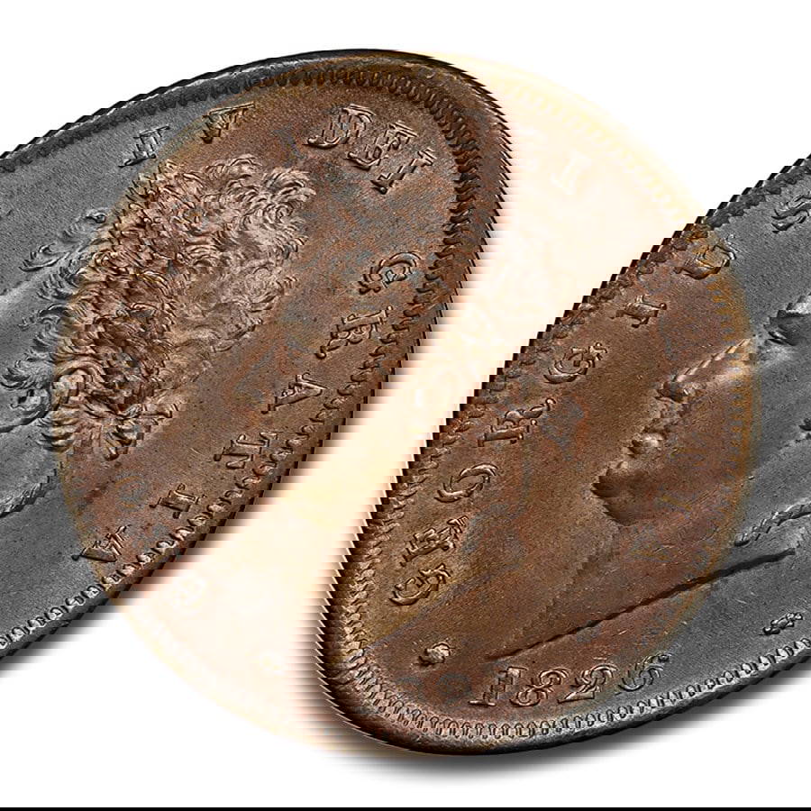 1826 Great Britain Penny George Auction
