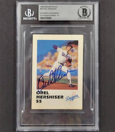 1988 Dodgers Police #55 Orel