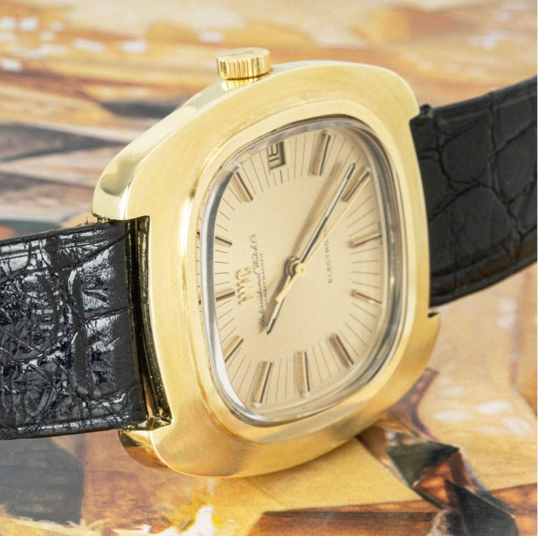 Iwc Nos Electronic Old Running Fork Auction