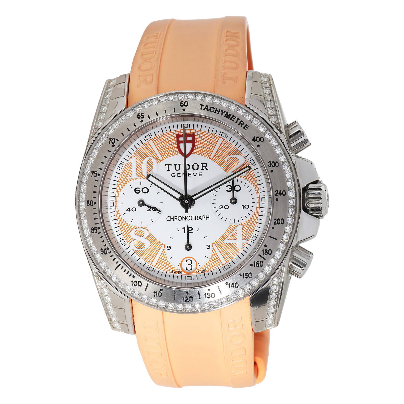 Tudor Grantour Chrono 20310 Womens Watch In Stainless Steel 0.5 Ctw Auction