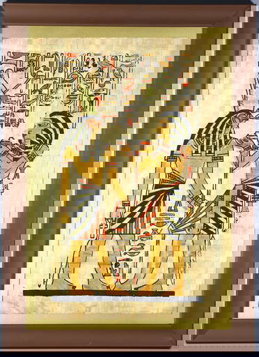 Vintage Egyptian Papyrus, Kleopatra, Cleopatra, Egypt Art, Papyrus Art ...