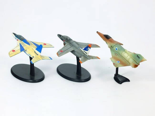 Vintage Military Jet Fighter Aircraft Toy Airplane Models