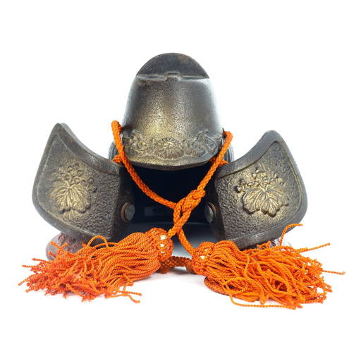 Japanese Vintage Samurai Helmet Hideyoshi Kabuto With A Mask