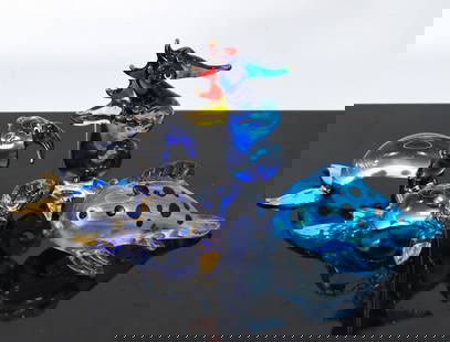 Art Glass Animal Paperweight Collection