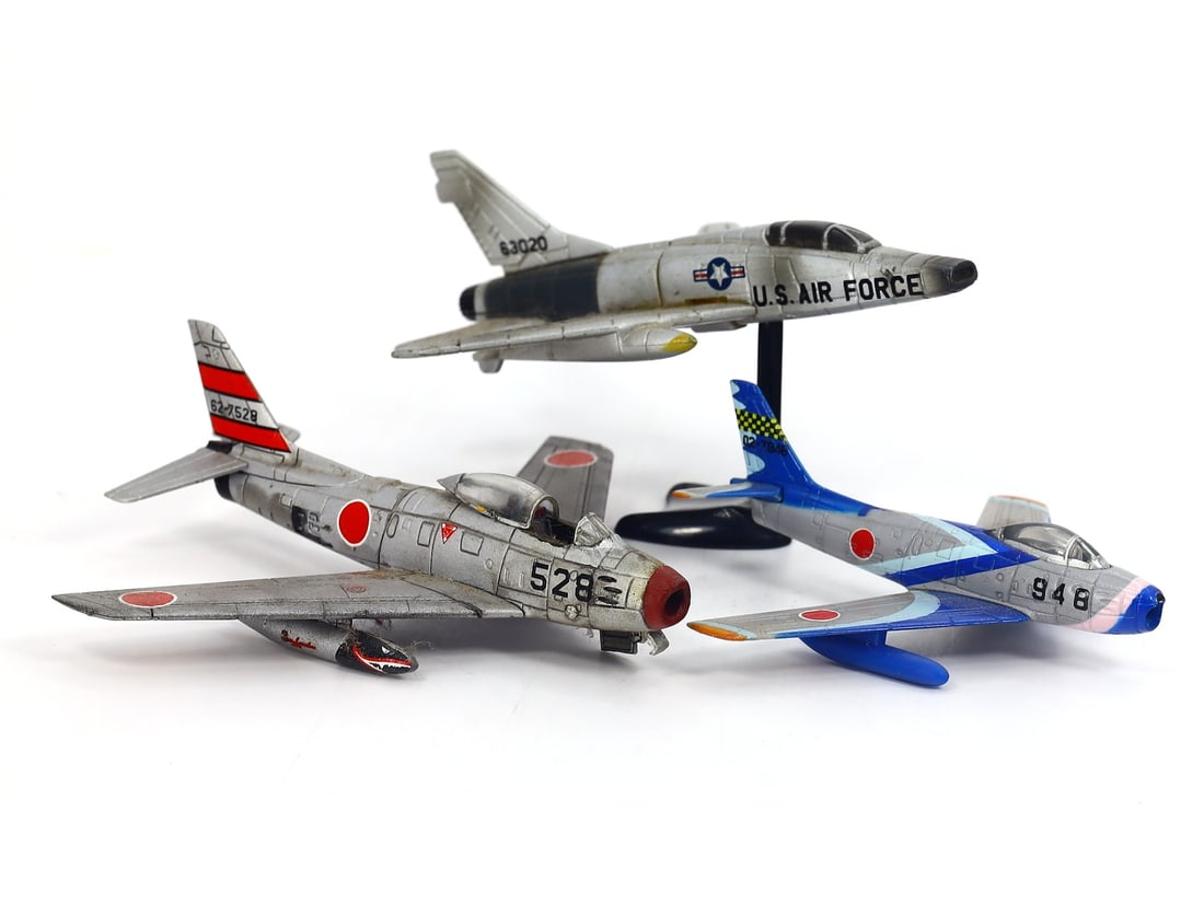 Vintage World War Ii Plastic Military Jet Fighter Aircraft Toy Airplane ...