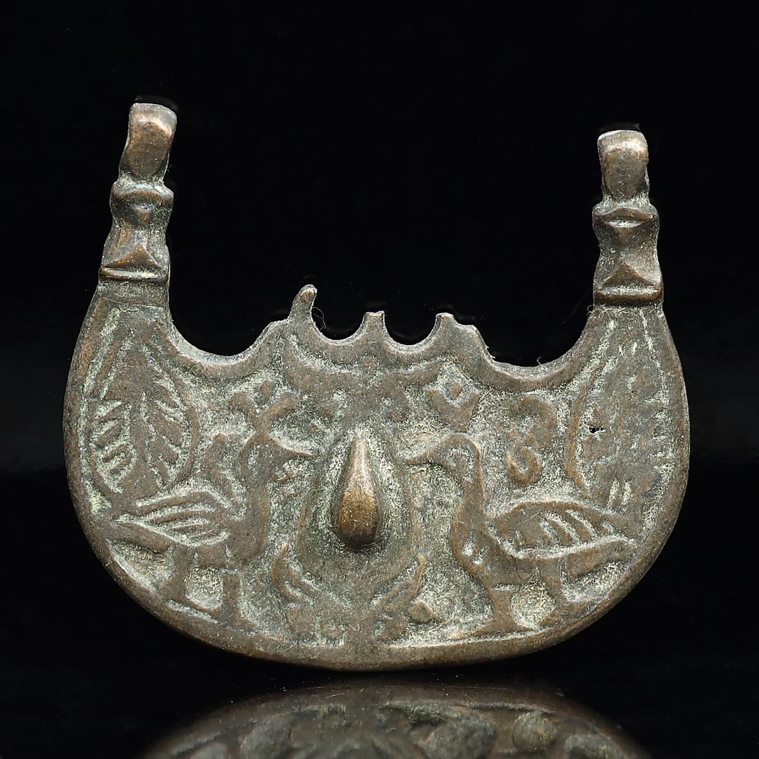 Ancient Seljuk Pectoral Amulet Locket (11th 13th Century Ad)