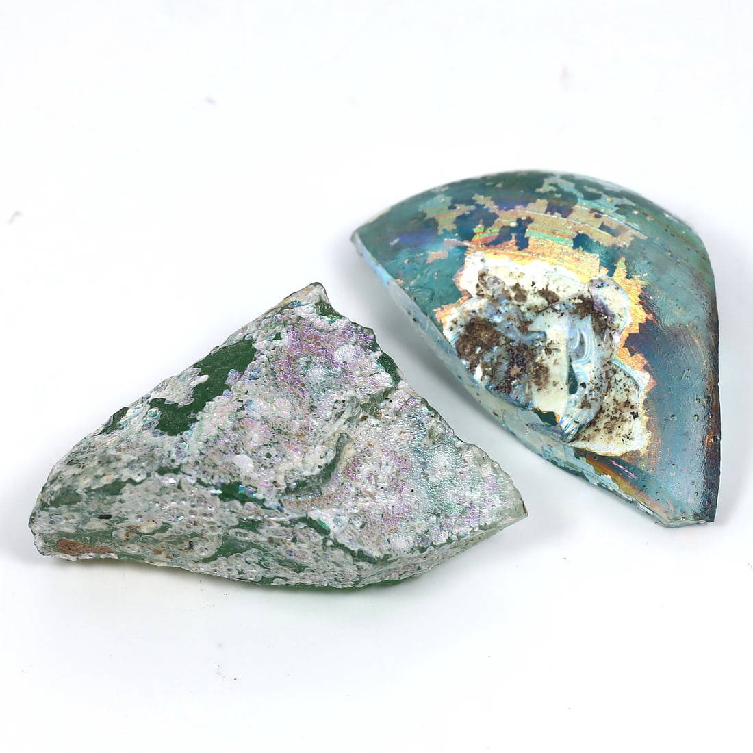 Ancient Glass Slag Artifact, Roman Empire (27 Bc - 476 Ad) Auction