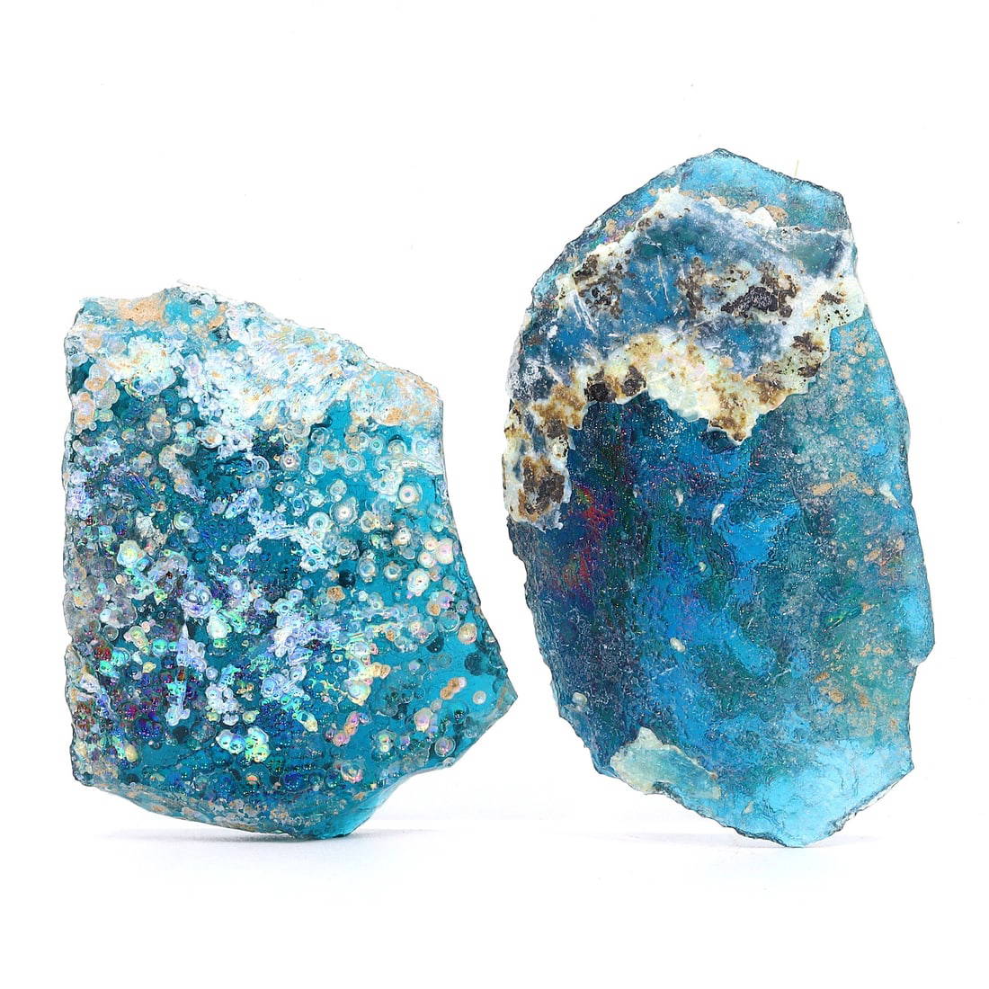 Ancient Glass Slag Artifact, Roman Empire (27 Bc - 476 Ad) Auction