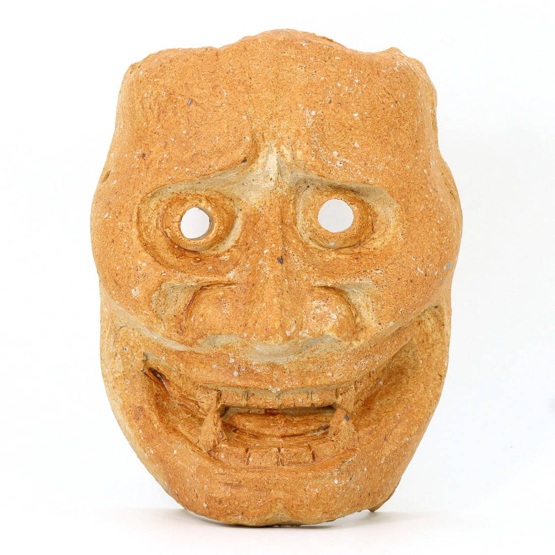 Japanese Pottery Mask: Edo Period Inspired Facial Expression Auction