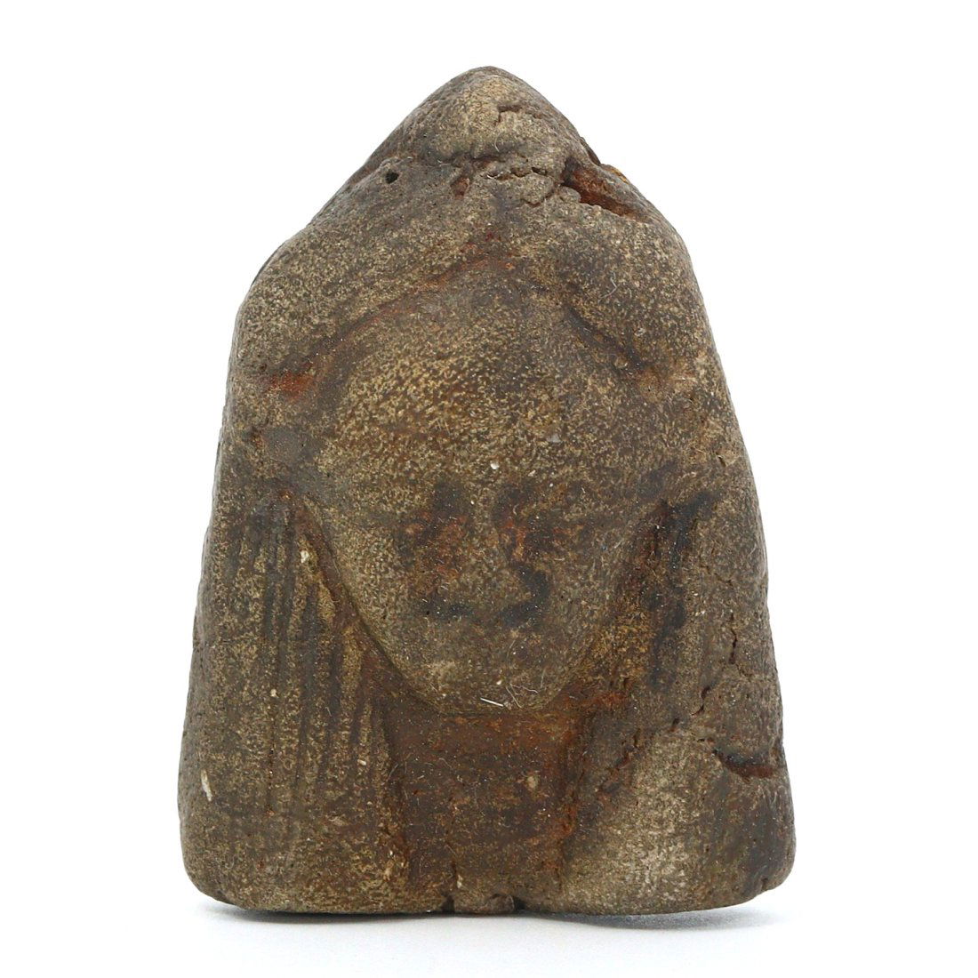 An Egyptian Faience Figurine Of A Serene Female Deity Auction