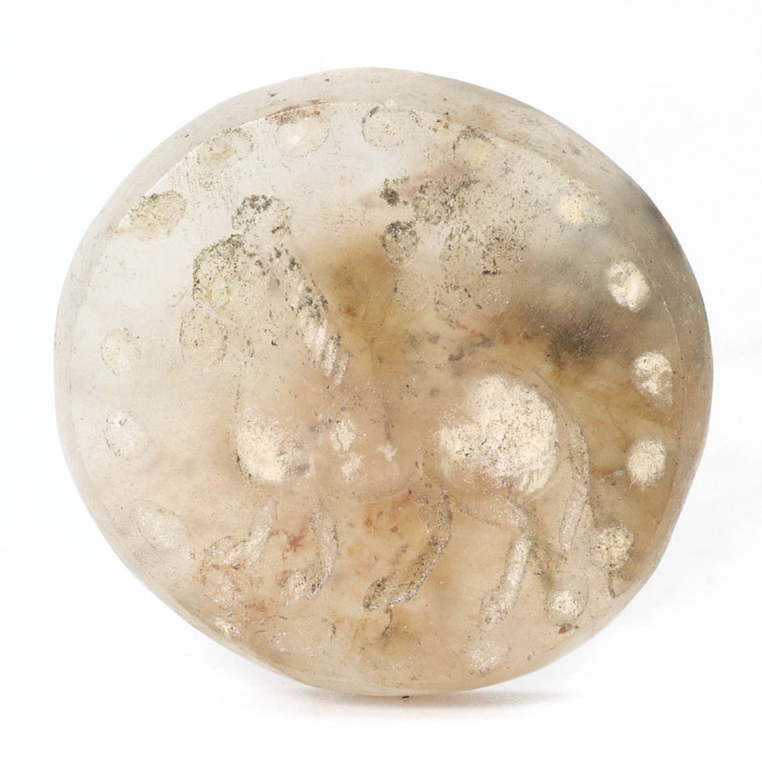 An Ancient Greco-bactrian Carnelian Intaglio, Circa 3rd-2nd Century Bce ...