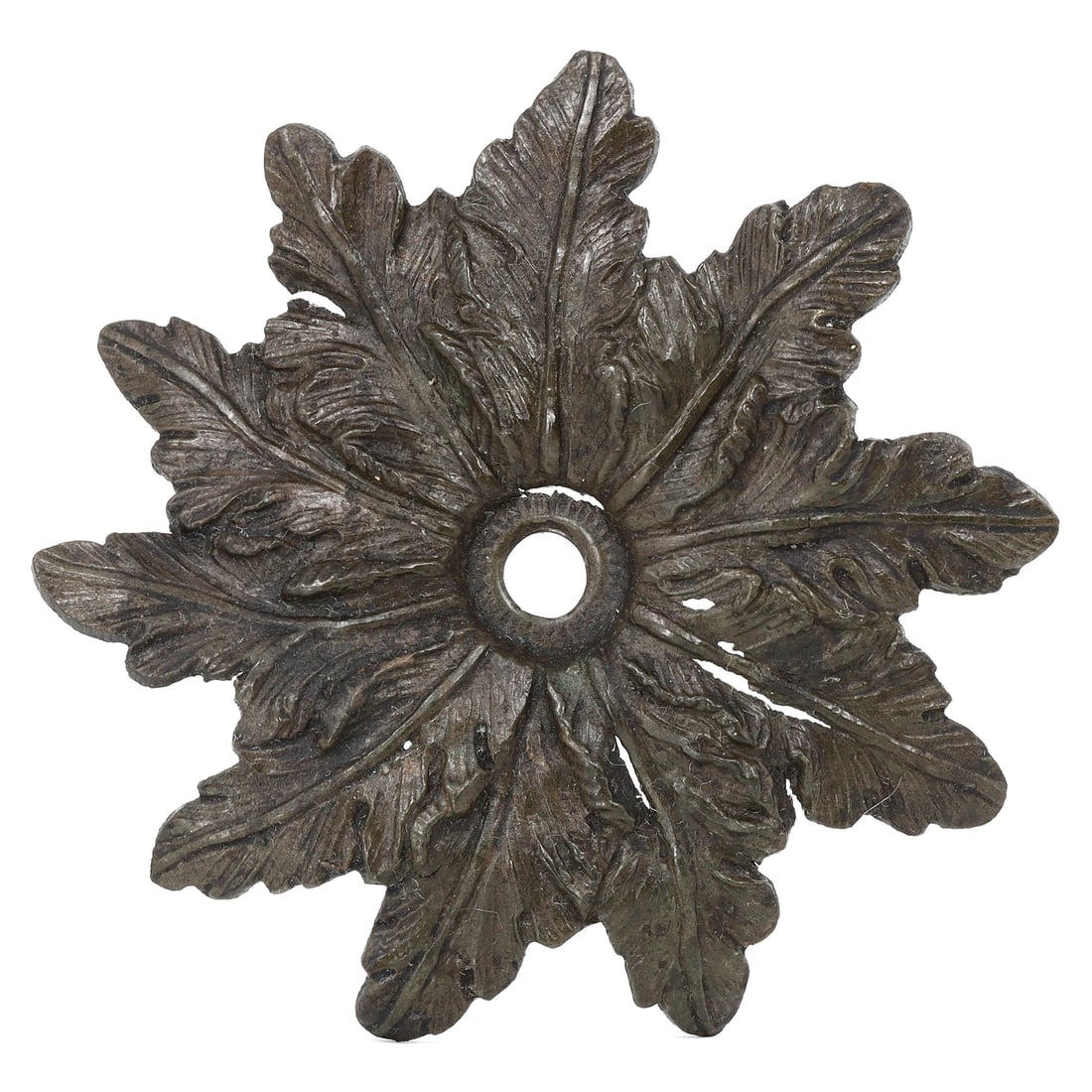 An Antique European Bronze Rosette, Likely 17th-18th Century Auction