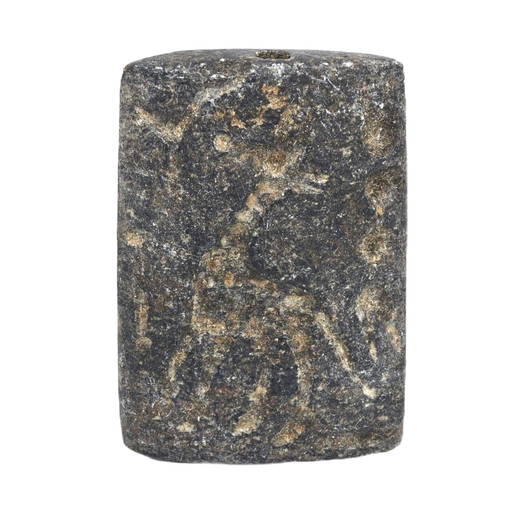 Ancient Mesopotamian Steatite Two Faced Seal, C. 2100 1900 Bce