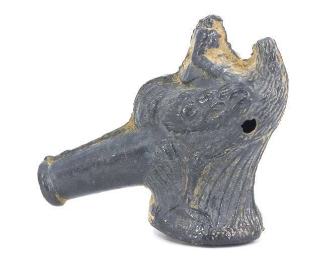 A Medieval European Lead Whistle With Figural Design, Circa 12th-15th ...