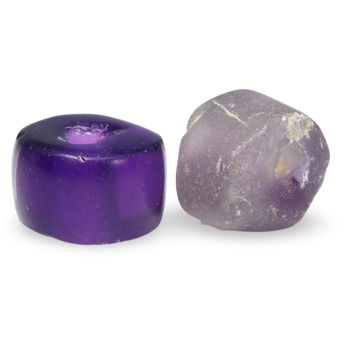 Ancient Early Anglo-saxon Amethyst Pendant Bead Gems, 5th-7th Century ...